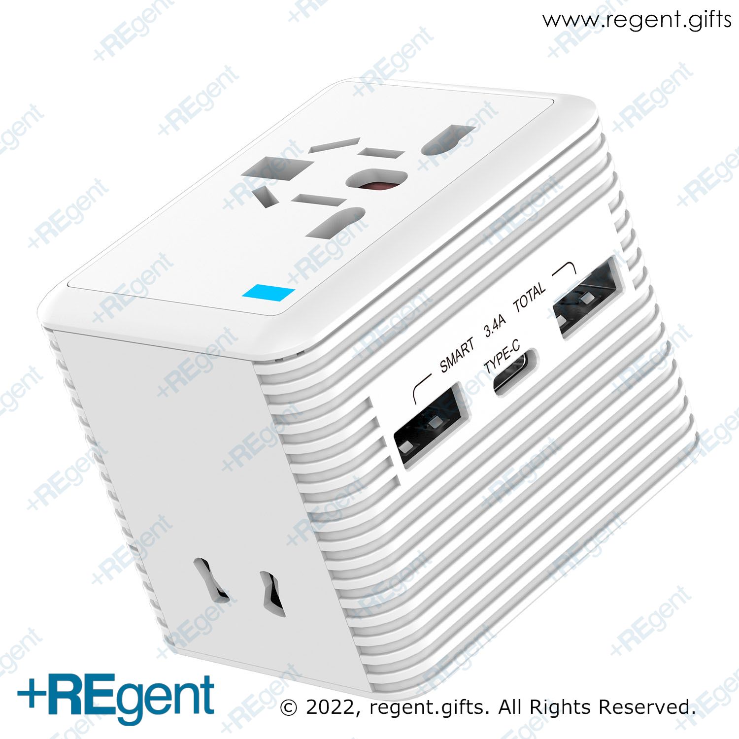 Type-C 3USB旅行插頭 | TA043 | 旅行插頭禮品訂做 Regent Gifts